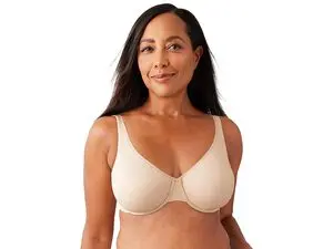 Wacoal Comfortable Cool Underwire 855385 Women's Bra Pastel Blue Beige