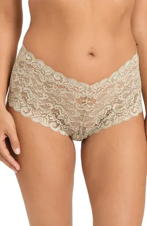 Hanro Luxury Moments Boyleg Briefs Moss Green