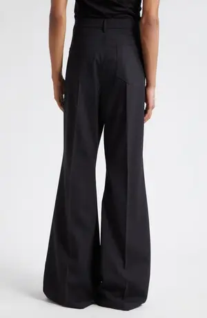 Rick Owens Bolan Stretch Wool Bootcut Pants