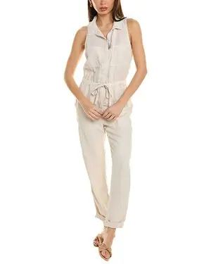 Bella Dahl Bella Dahl Sierra Linen-Blend Jumpsuit - White