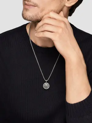 David Yurman Petrvs Wolf Amulet In Sterling - Silver