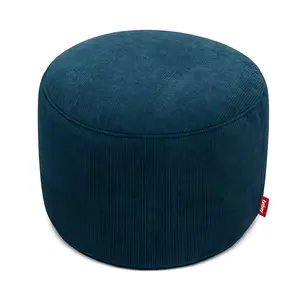 FATBOY Point Ribbed Cord Pouf - Deep Blue