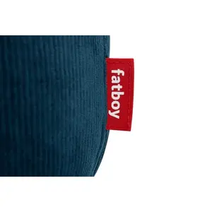 FATBOY Point Ribbed Cord Pouf - Deep Blue
