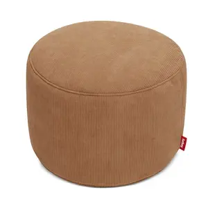 FATBOY Point Ribbed Cord Pouf - Teddy Bear