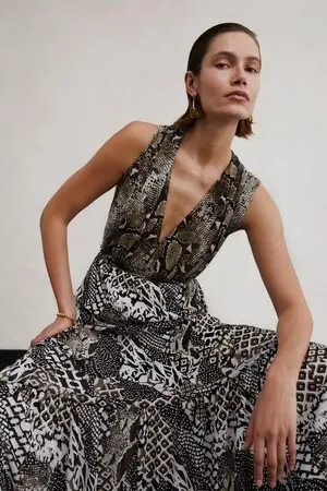 Diane Von Furstenberg Drew Reversible Mesh Dress