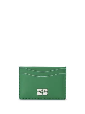 GANNI Bou Card Holder - Green
