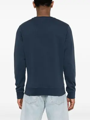Maison Kitsuné Fox-motif Sweatshirt - Blue