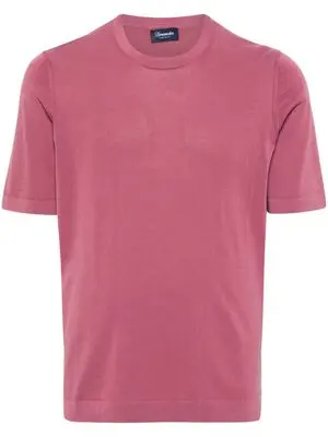 DRUMOHR Fine-ribbed Cotton T-shirt