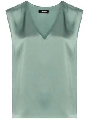 STYLAND V-neck Sleeveless Blouse