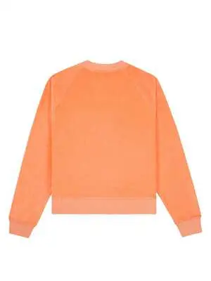 SPORTY & RICH Italic Logo Cotton Sweatshirt