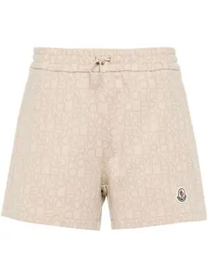 Moncler Monogram Jacquard Shorts
