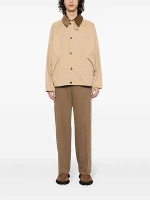 Barbour Gabardine Press-stud Jacket - Neutrals