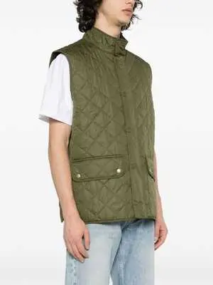 Barbour Diamond-quilted Gilet - Green