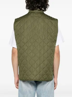 Barbour Diamond-quilted Gilet - Green