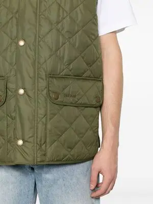 Barbour Diamond-quilted Gilet - Green
