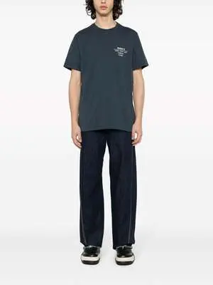 Barbour Logo-print Cotton T-shirt - Blue
