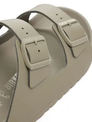BIRKENSTOCK Arizona Exquisite Leather Sandals - Grey