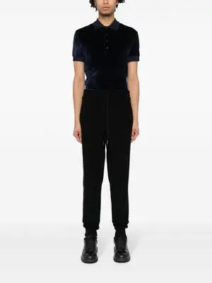 TOM FORD Straight-leg Cotton Track Pants - Black
