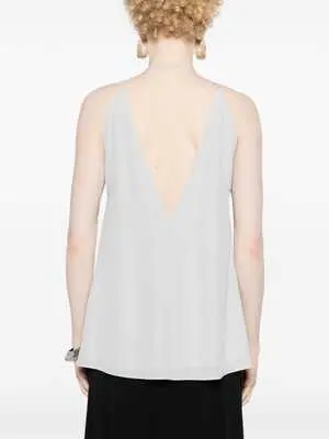TOTEME Double-halter Silk Top