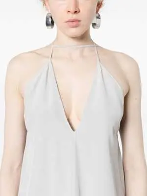 TOTEME Double-halter Silk Top