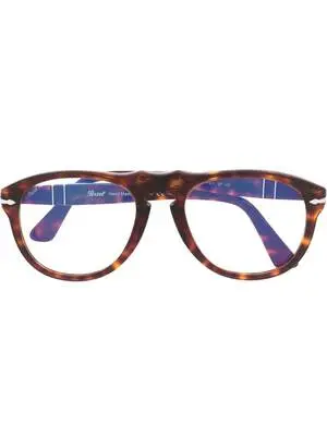 Persol Tortoiseshell Aviator Eyeglasses
