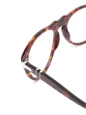 Persol Tortoiseshell Aviator Eyeglasses