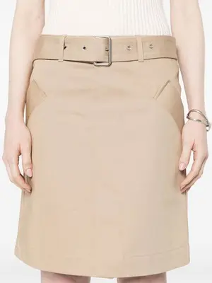 TOTEME Front-slit Belted Skirt