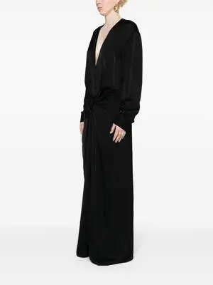 TOTEME Knot-detail Satin Dress