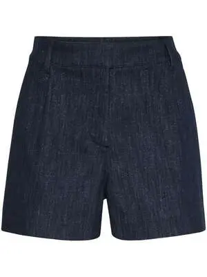 Brunello Cucinelli High-waisted Denim Bermuda Shorts