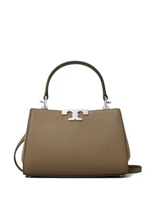 Tory Burch Mini Eleanor Leather Tote Bag - Brown