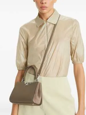 Tory Burch Mini Eleanor Leather Tote Bag - Brown