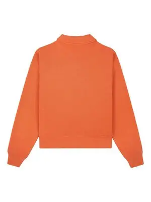 SPORTY & RICH Serif Cotton Polo Top