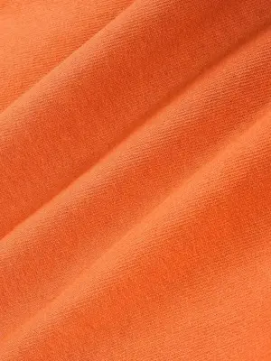 SPORTY & RICH Serif Cotton Polo Top