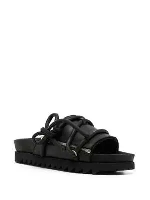 Guidi Lace-up Leather Sandals