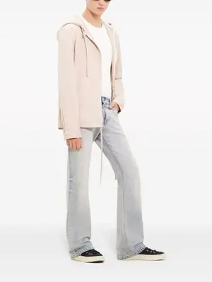 COURREGES Hooded Zip-up Jacket