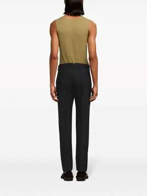 Ami Twill Tapered-leg Trousers