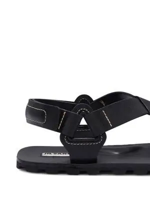 JIL SANDER Leather Sandals