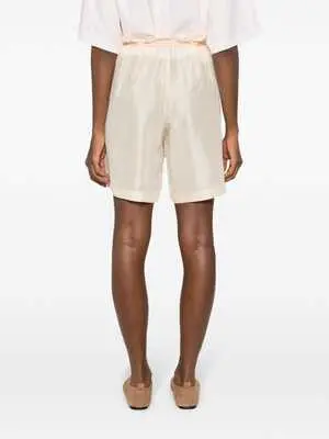 FORTE_FORTE Wide-leg Silk Shorts