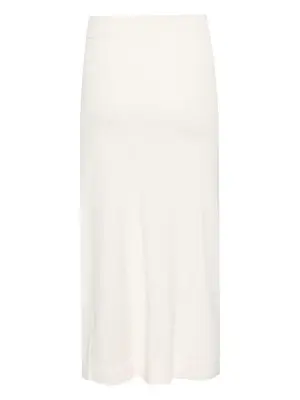 JIL SANDER A-line Fine-knit Midi Skirt