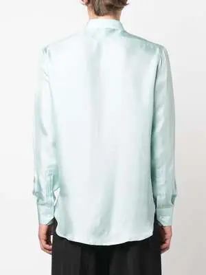 MODES Buttoned Silk Shirt - Blue