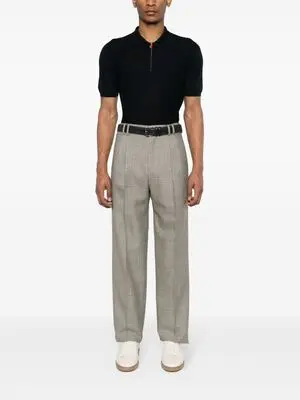 Kiton Knitted Polo Shirt - Blue