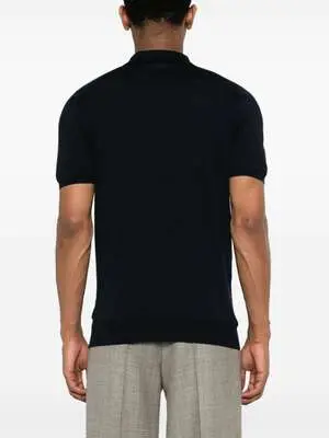 Kiton Knitted Polo Shirt - Blue