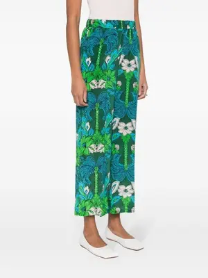 P.a.r.o.s.h Stelo Floral-print Trousers