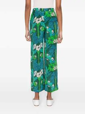 P.a.r.o.s.h Stelo Floral-print Trousers