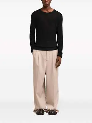 AMI Paris Crew-neck Bouclé Jumper
