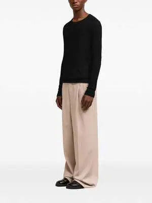AMI Paris Crew-neck Bouclé Jumper