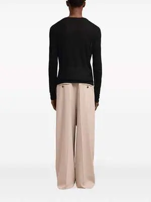 AMI Paris Crew-neck Bouclé Jumper