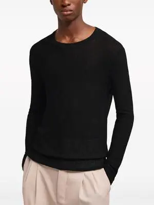 AMI Paris Crew-neck Bouclé Jumper
