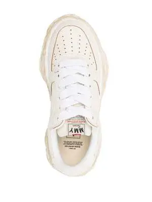 Mihara Yasuhiro Wayne Leather Sneakers - White