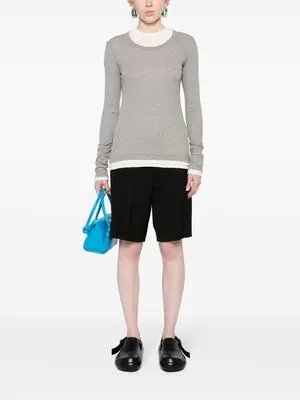 JIL SANDER Cotton Ribbed T-shirt Set - Neutrals